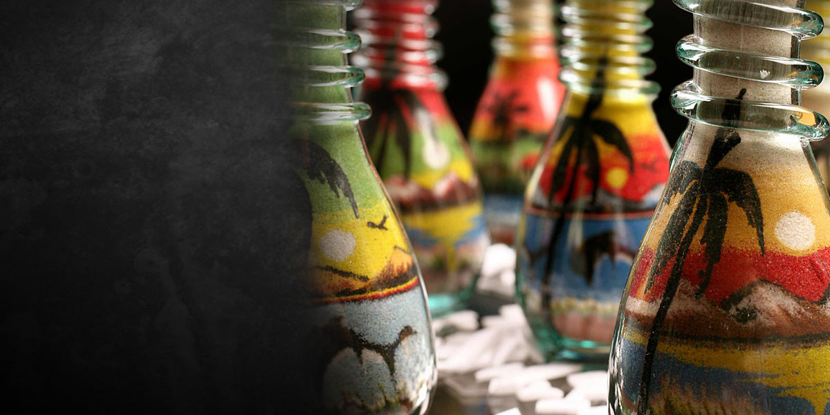 Sand Painting and Sand Art in Bottles for Customized Promotional Gifts ...