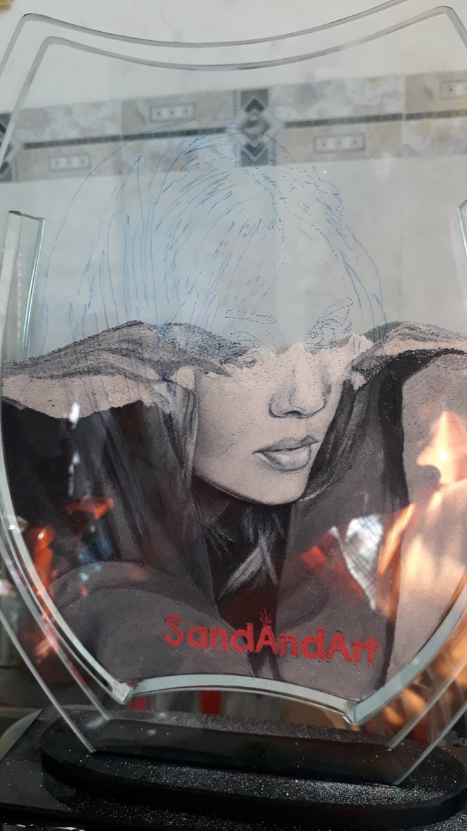 Portrait From Photo | Sand Art | Sand Portrait | Sand Painting | Order ...