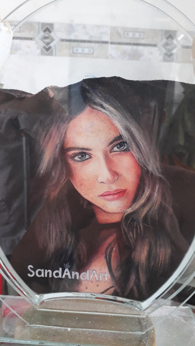 Portrait From Photo | Sand Art | Sand Portrait | Sand Painting | Order ...