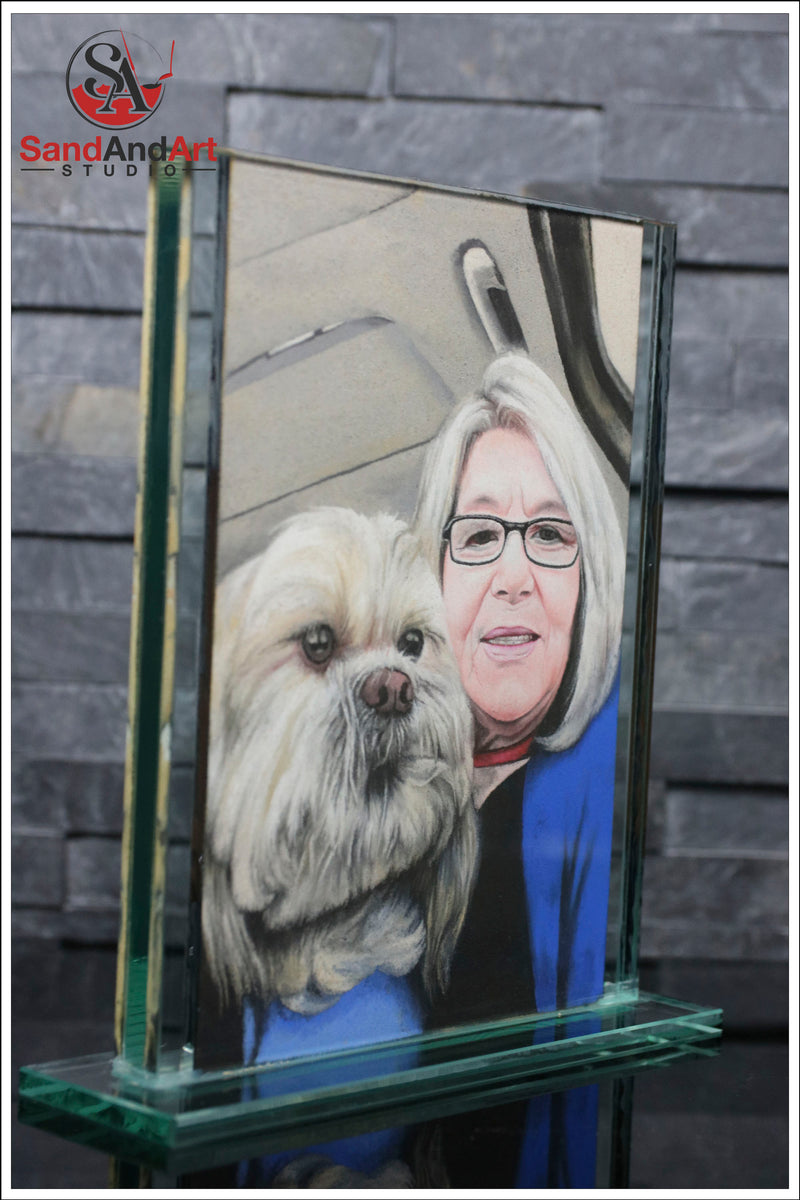 PORTRAIT FROM PHOTO | Sand Portrait | Sand Painting | Order Portrait ...